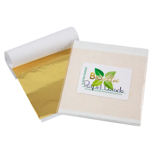 Papel dorado 20pzas - BioAlei