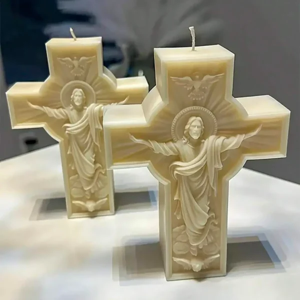 Molde de Silicón Cruz Cristo 9.8 cm - BioAlei